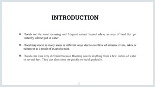 Case study flood control (wsn) | PPTX