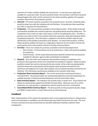 Case study for business optimization of a paper distribution company | PDF
