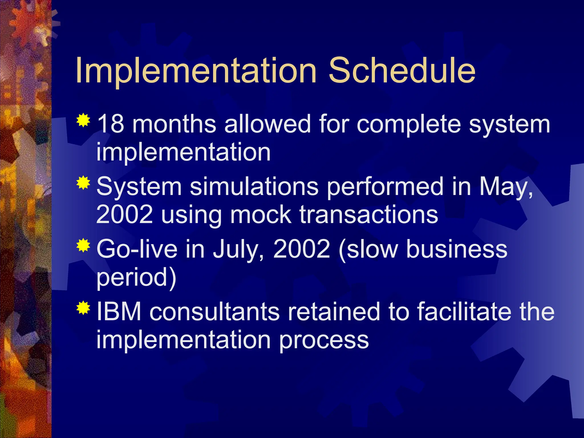 EX & case study for ERP implementation.ppt