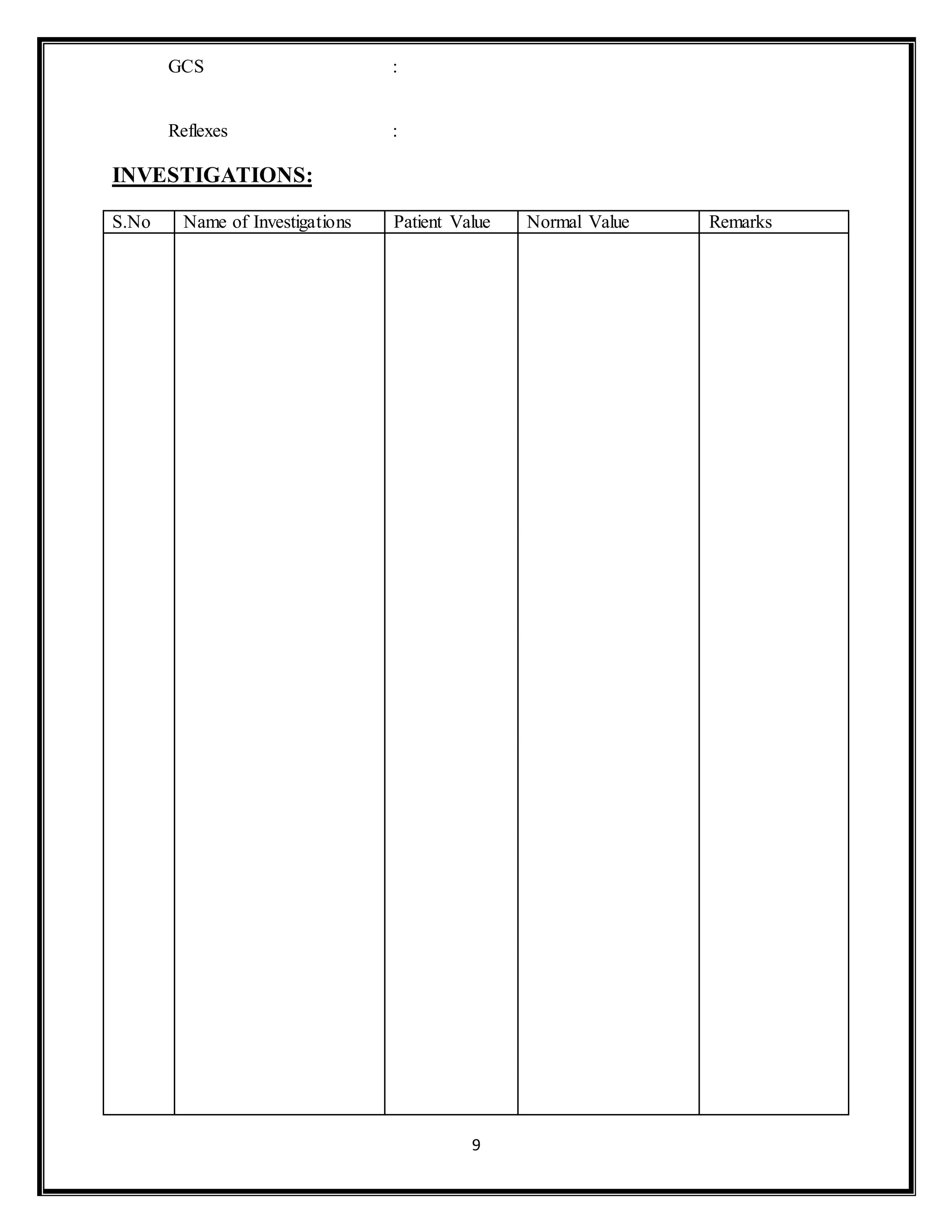 Case study format (Nursing) | DOCX