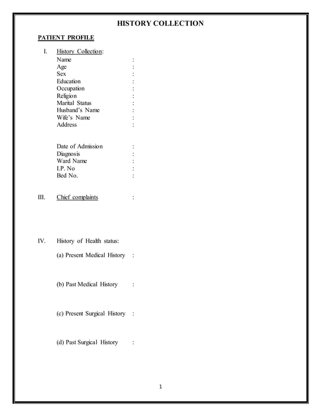 Case study format (Nursing) | DOCX | Ear, Nose and Throat Conditions ...