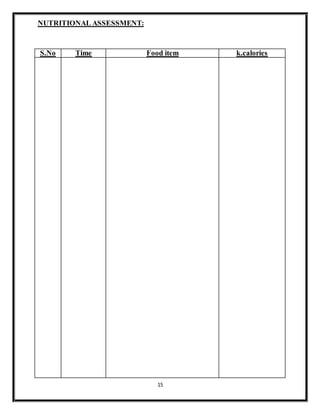 Case study format (Nursing) | PDF