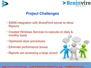 Case Study for Project Management System Using Sharepoint | PPT