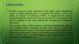 road safety audit of Aurangabad | PPT