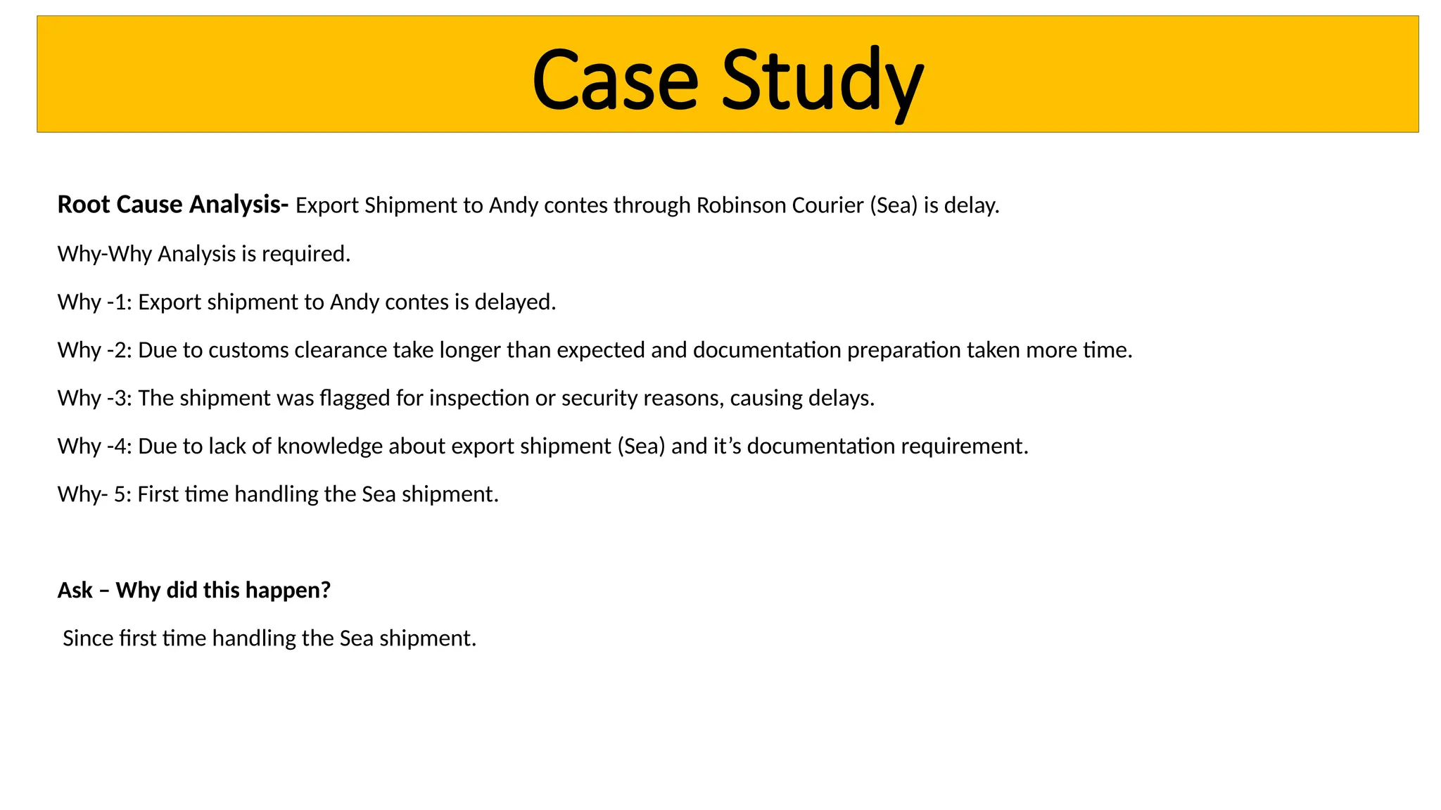 Case Study for export shipment delay.pptx