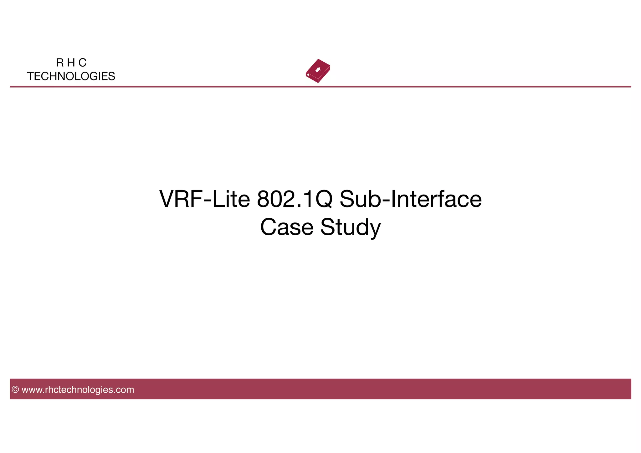 VRF Lab WorkBook | PDF | Computer Networking | Computing