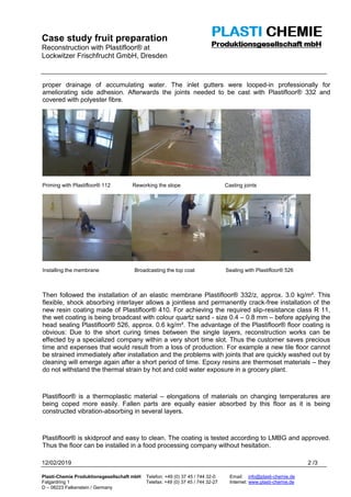 Case study fruit preparation floors | PDF
