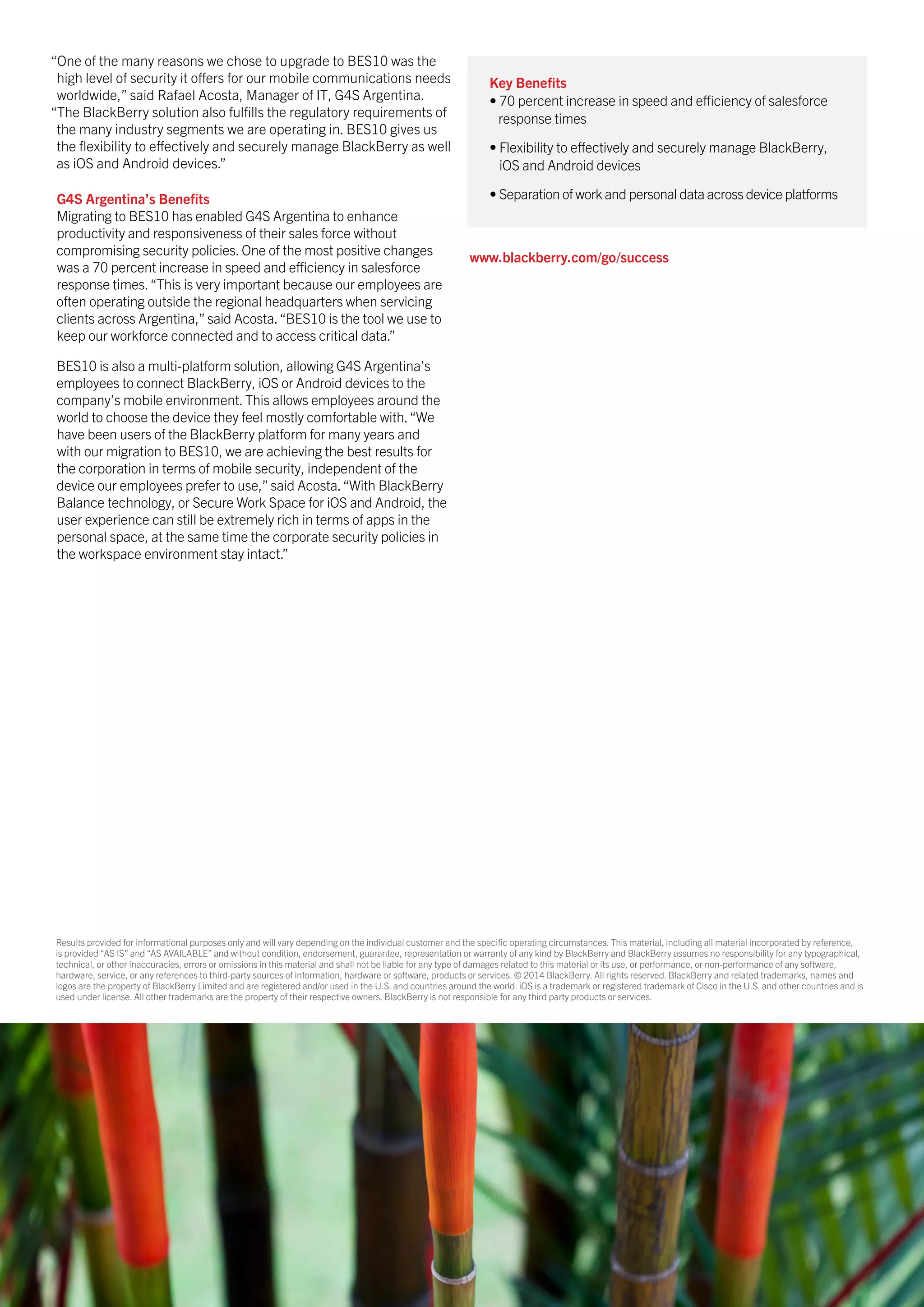 Argentinian Security Services Company Relies On BES10 For Secure Cross ...