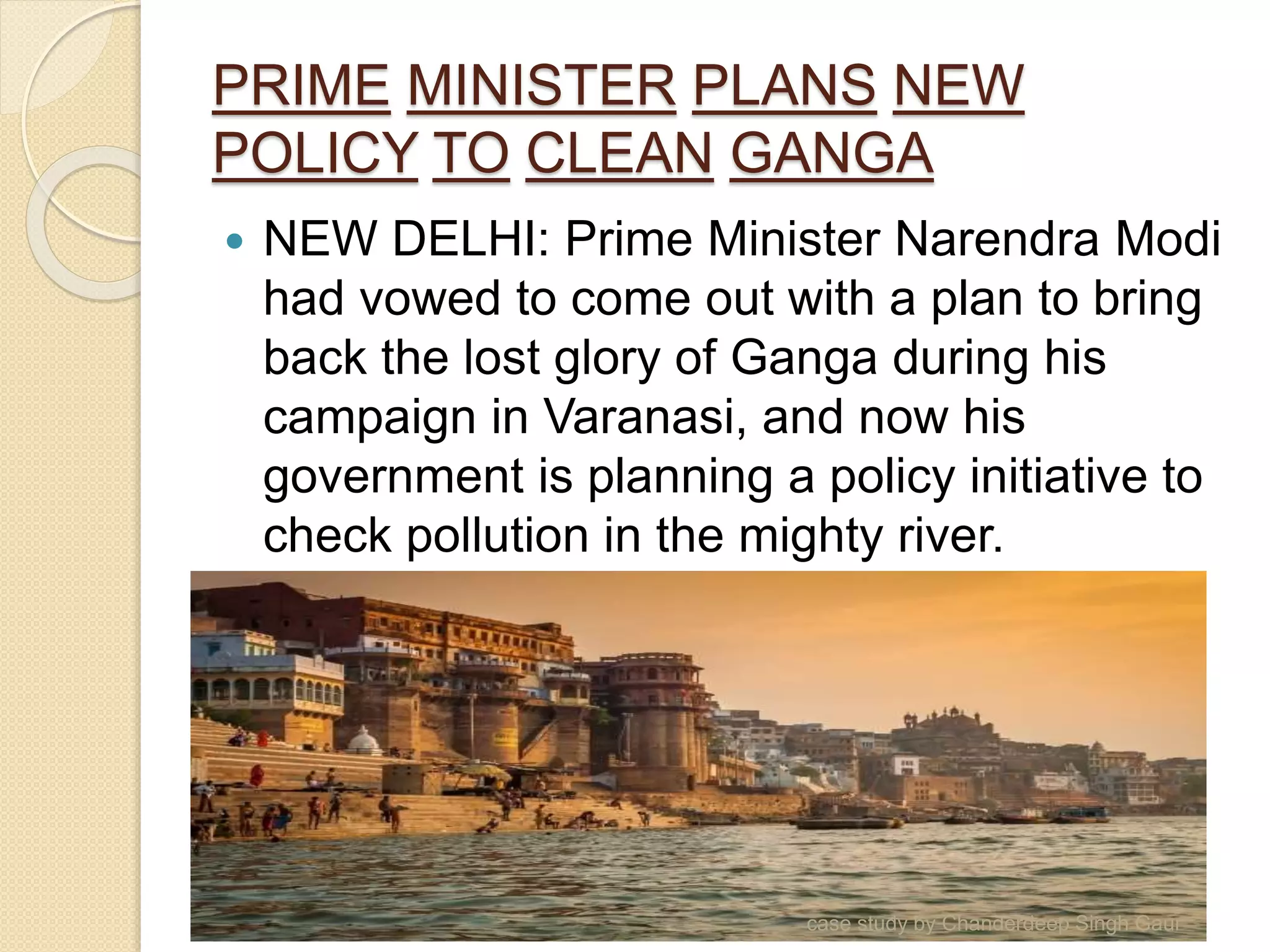 Case study ganga action plan | PPTX