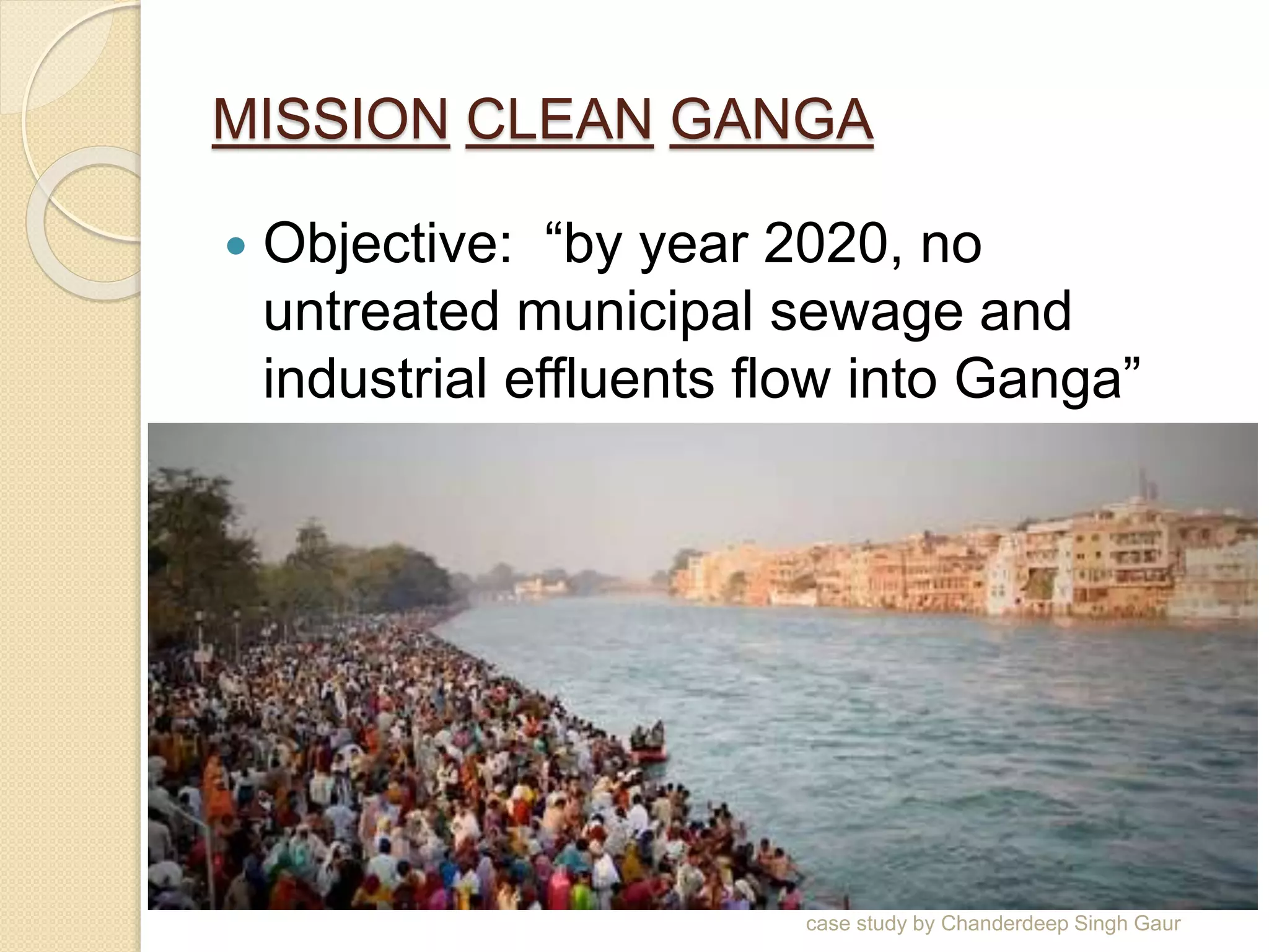 Case study ganga action plan | PPTX