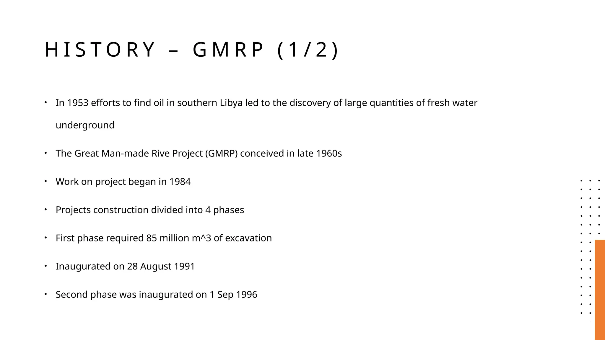 Case Study on Great Man Made River Project | PPTX