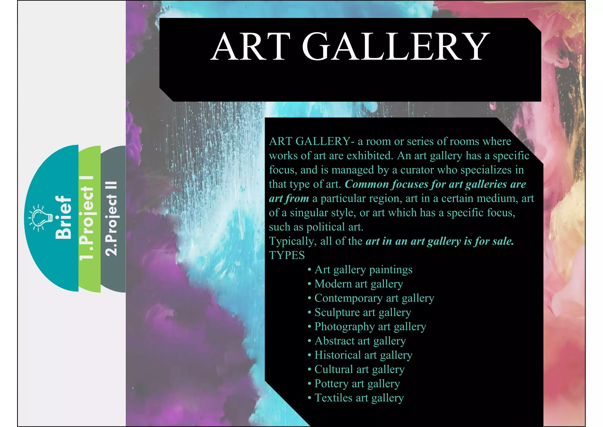 case study ART GALLERY | PDF