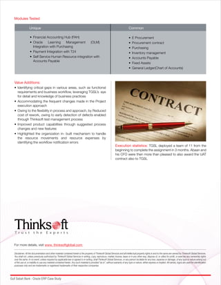 Integration of supply chain management_Gulf Sabah Bank | PDF