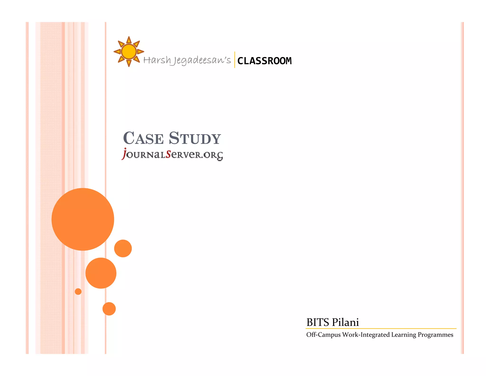 Case Study Guidelines | PDF