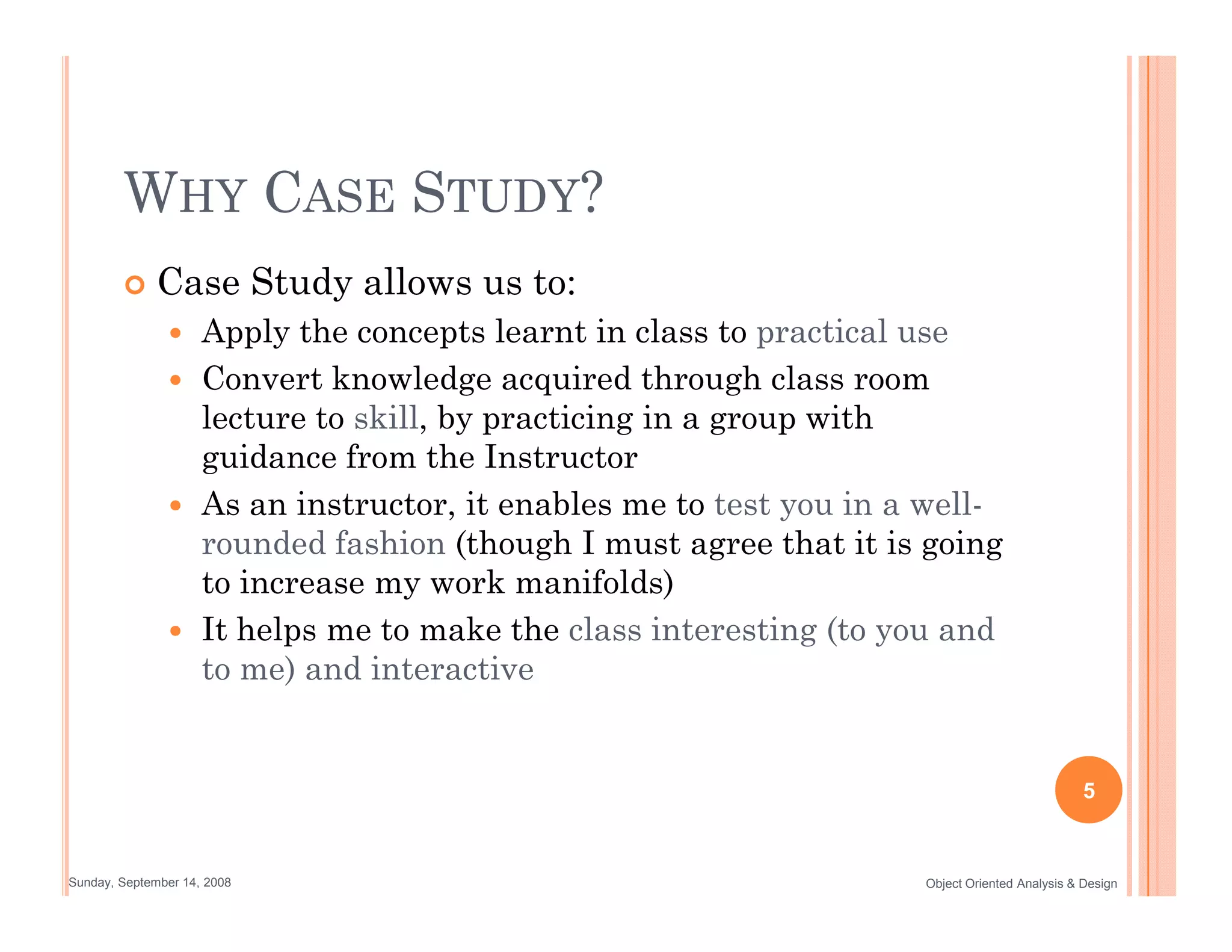 Case Study Guidelines | PDF