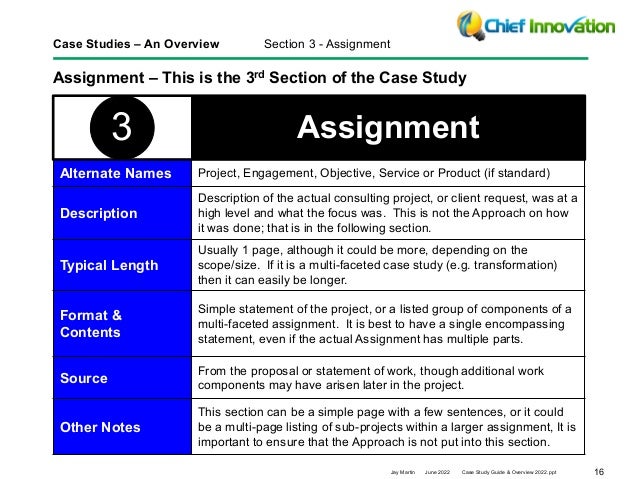 Consulting - Case Study Guide & Overview | PDF