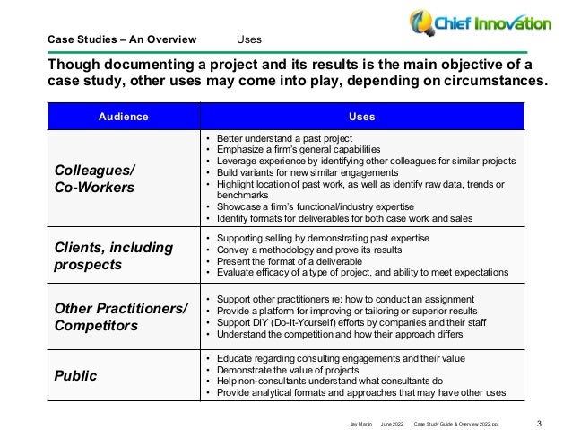 Consulting - Case Study Guide & Overview | PDF