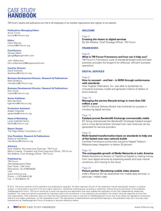 TM Forum Case study handbook_2013 | PDF