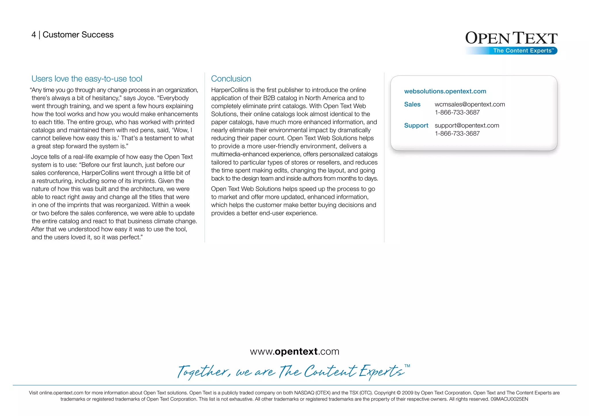 Casestudy Harper Collins | PDF