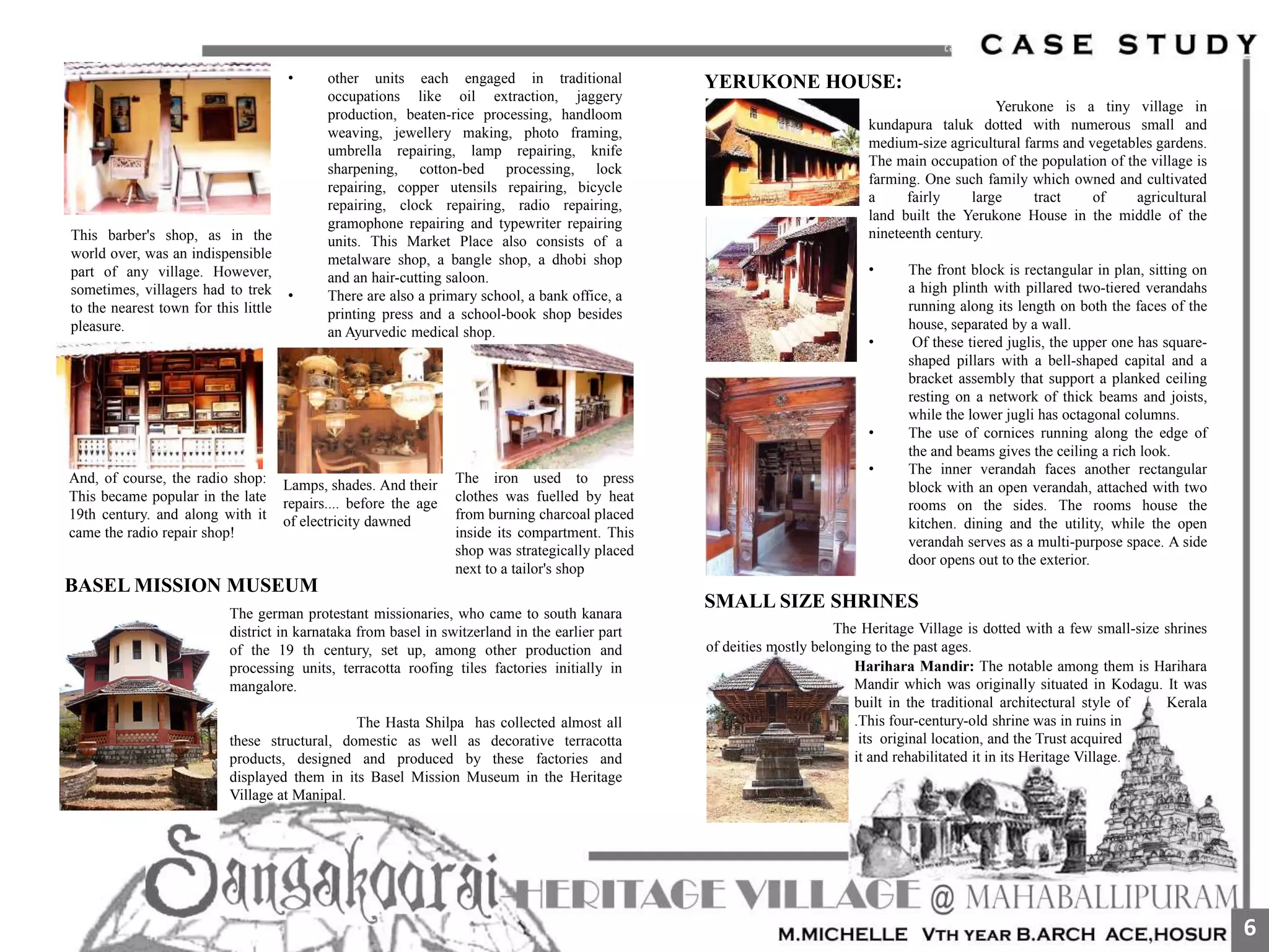 Case study hastha shilpa heritage village | PPTX