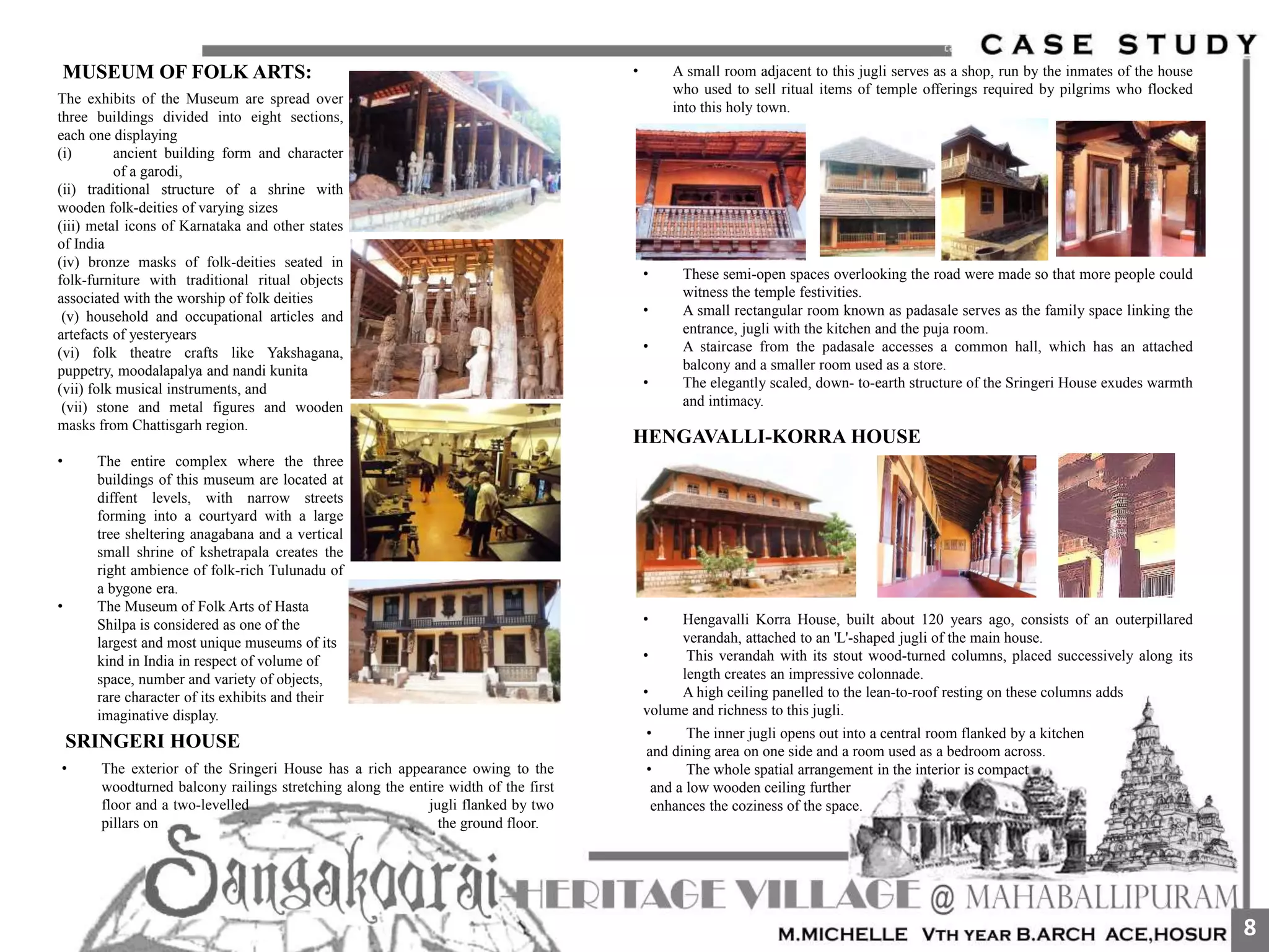 Case study hastha shilpa heritage village | PPTX