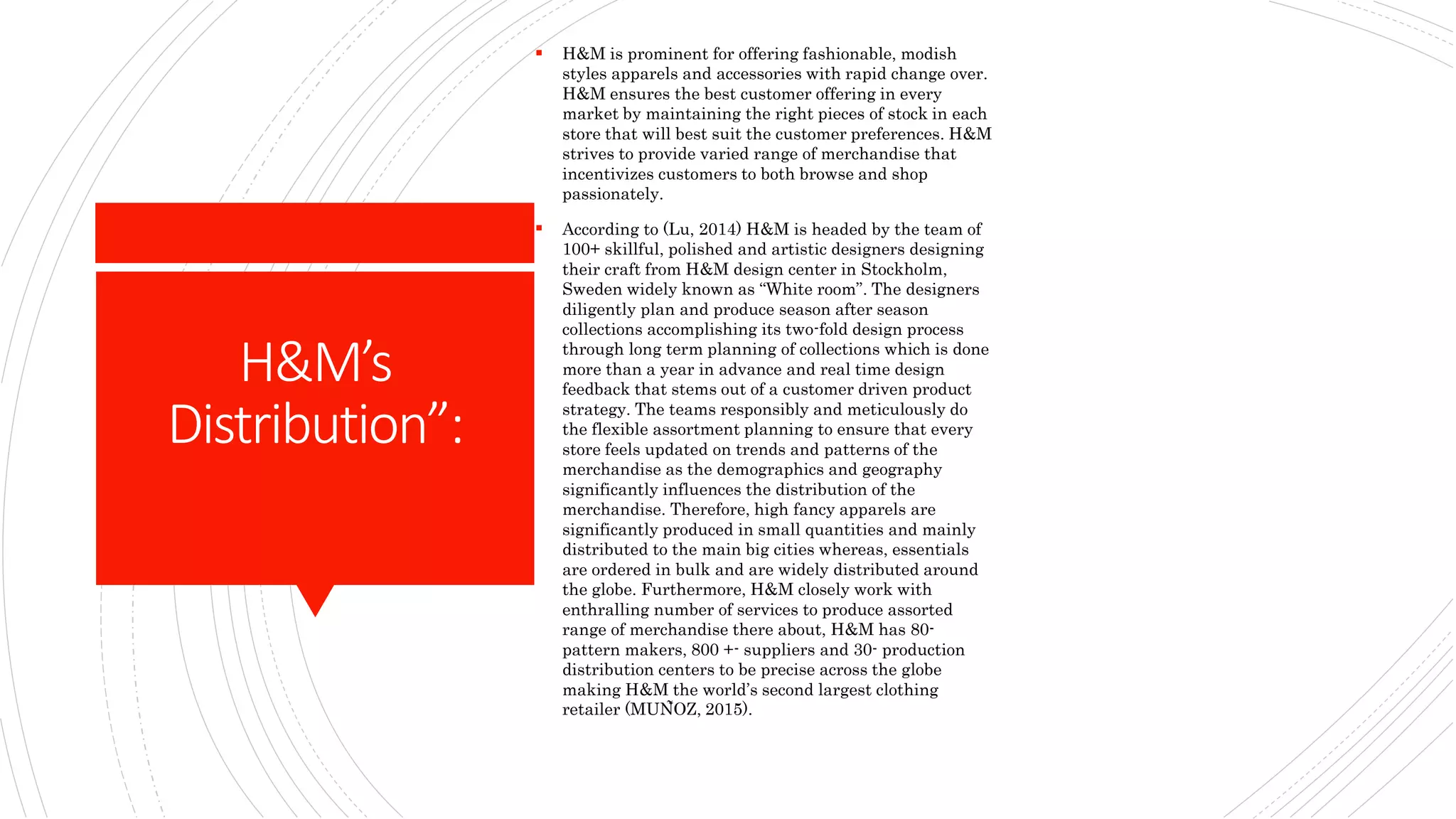 SALES AND DISTRIBUTION CASE STUDY study h&M | PPTX