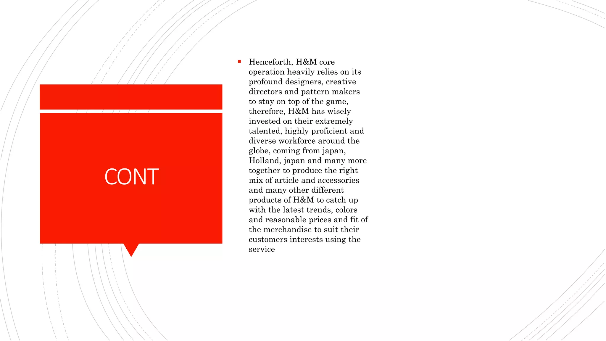 SALES AND DISTRIBUTION CASE STUDY study h&M | PPTX