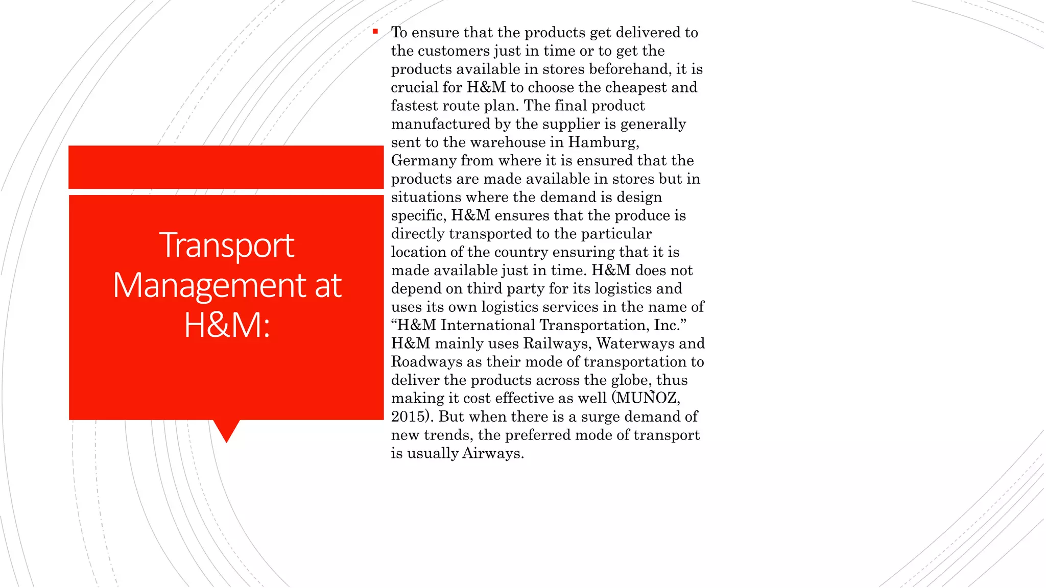 SALES AND DISTRIBUTION CASE STUDY study h&M | PPTX