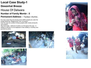 Case study for homeless people | PPTX