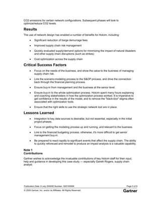 Case Study Holcim Uses Netwo 165999 | PDF