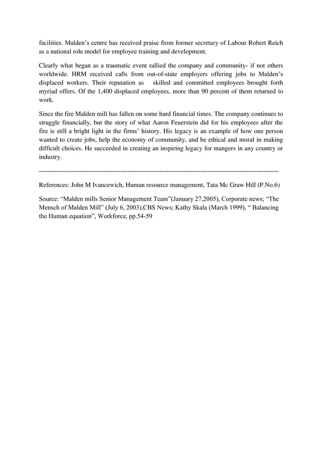 Case study hrm 5 cases | PDF | Apparel Industry | Industries