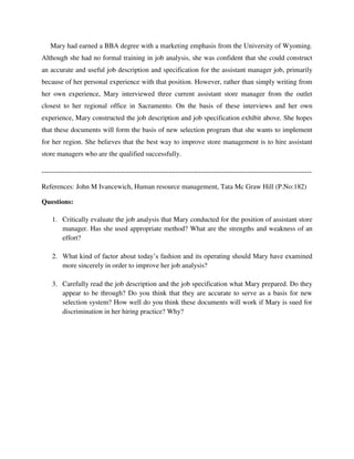 Case study hrm 5 cases | PDF