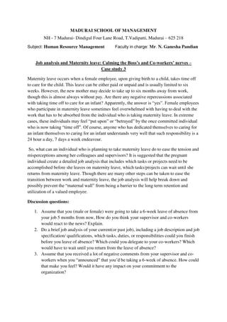 Case study hrm 5 cases | PDF