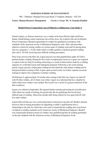 Case study hrm 5 cases | PDF