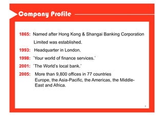 Case Study - HSBC | PDF