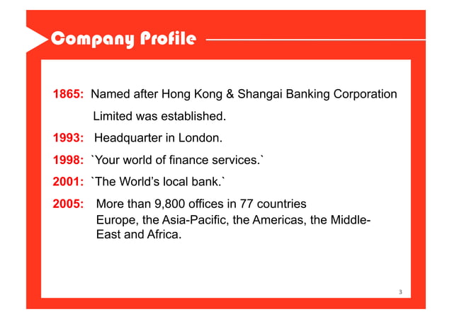 Case Study - HSBC | PPT
