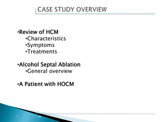 Case Study Hypertrophic Cardiomyopathy | PPTX