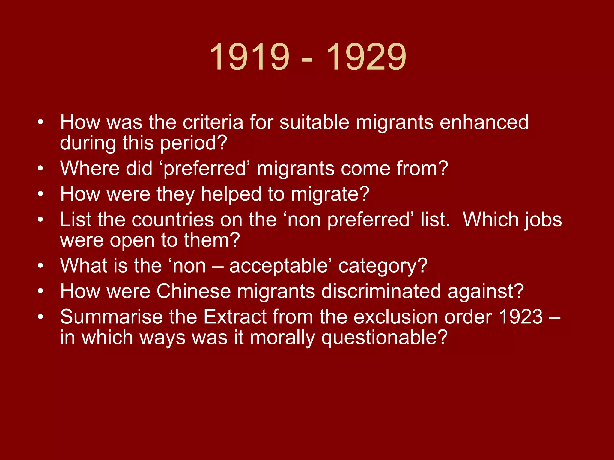 Case Study Immigration Policy Of Canada | PPT