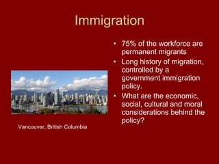 Case Study Immigration Policy Of Canada | PPT