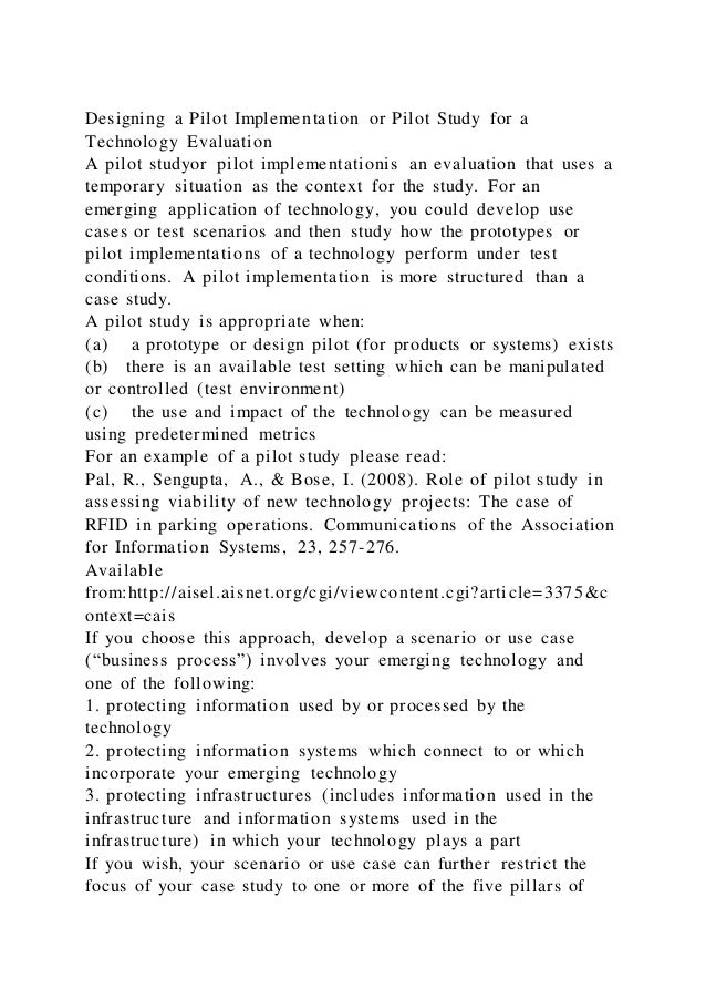 Case Study ImplementationDesigning Case Studies for Technology | PDF