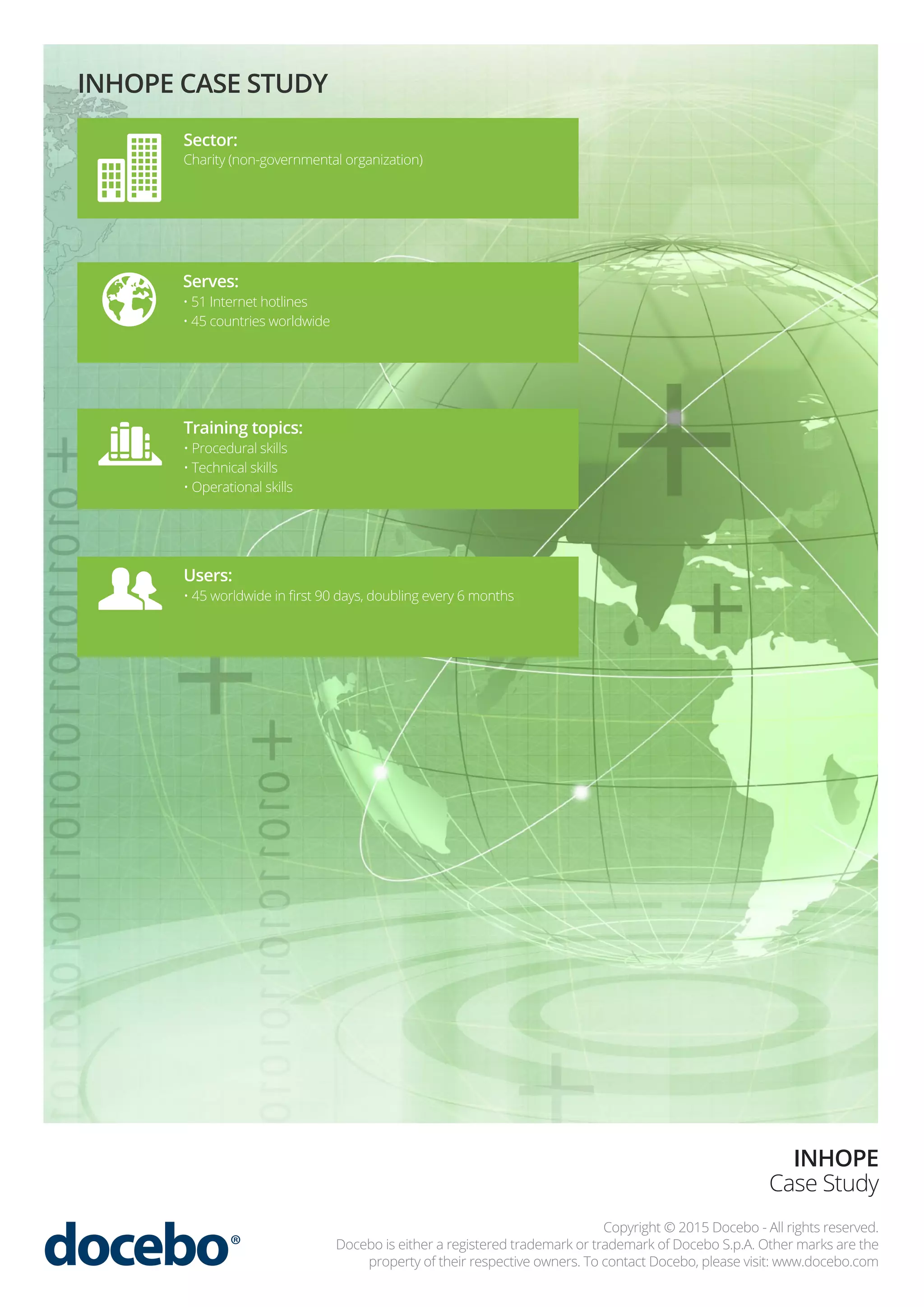 eLearning Case Study: Docebo helps INHOPE charity to combat child sexual abuse online | PDF