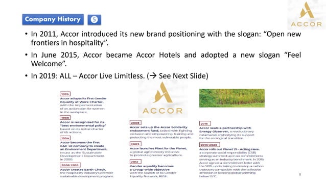 Case study in hospitality finance accor group hotel | PDF
