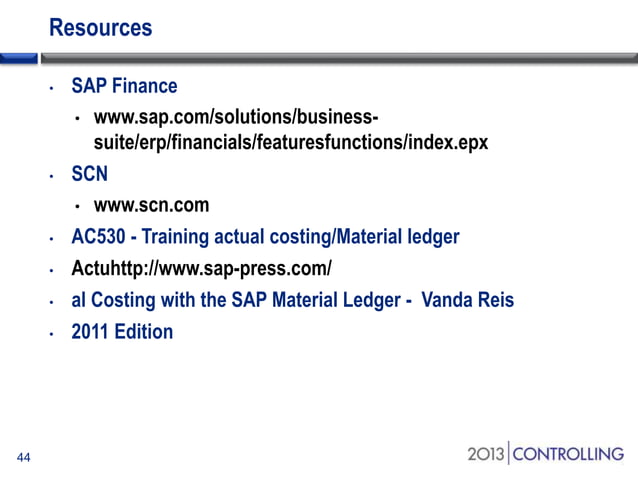 Case Study_SAP Material Ledger | PPTX