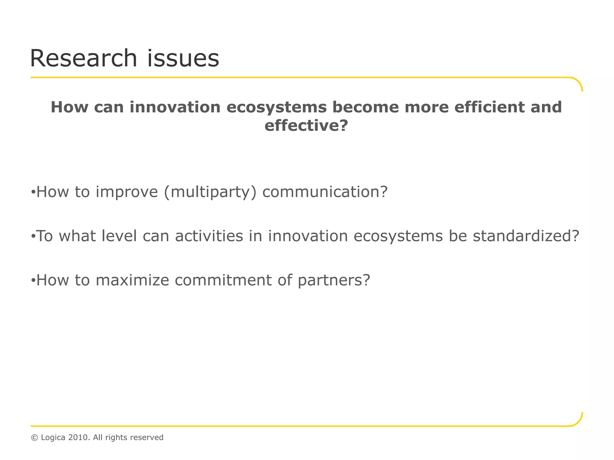 Case study innovation ecosystem | PDF