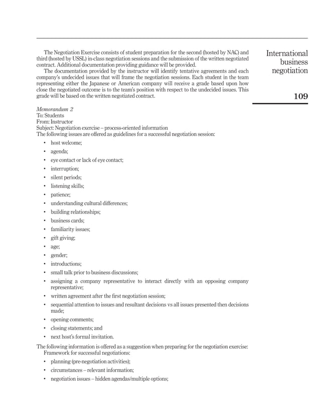 Case study international bussiness negotiation | PDF | Automotive ...