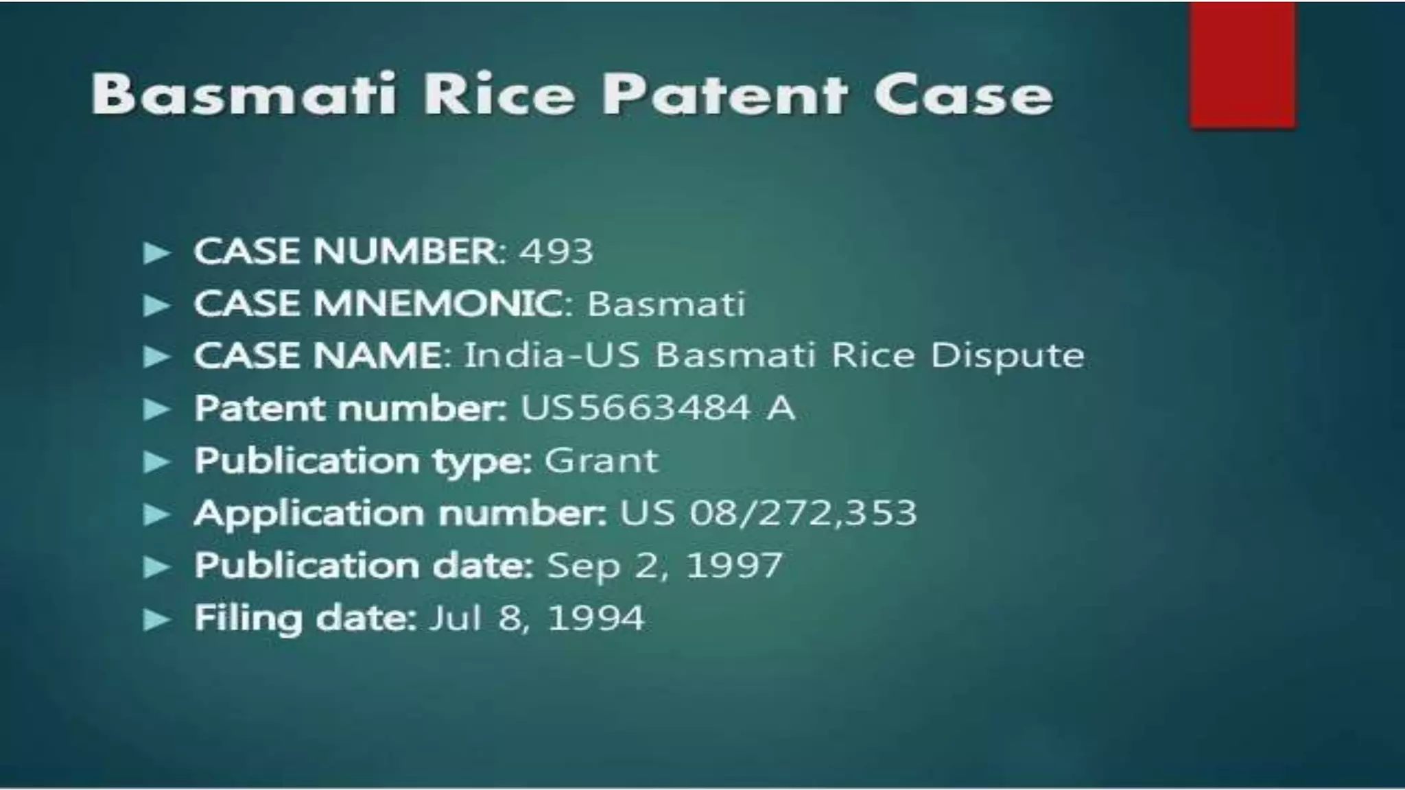 Case study on Neem, Turmeric and Basmati rice | PPTX