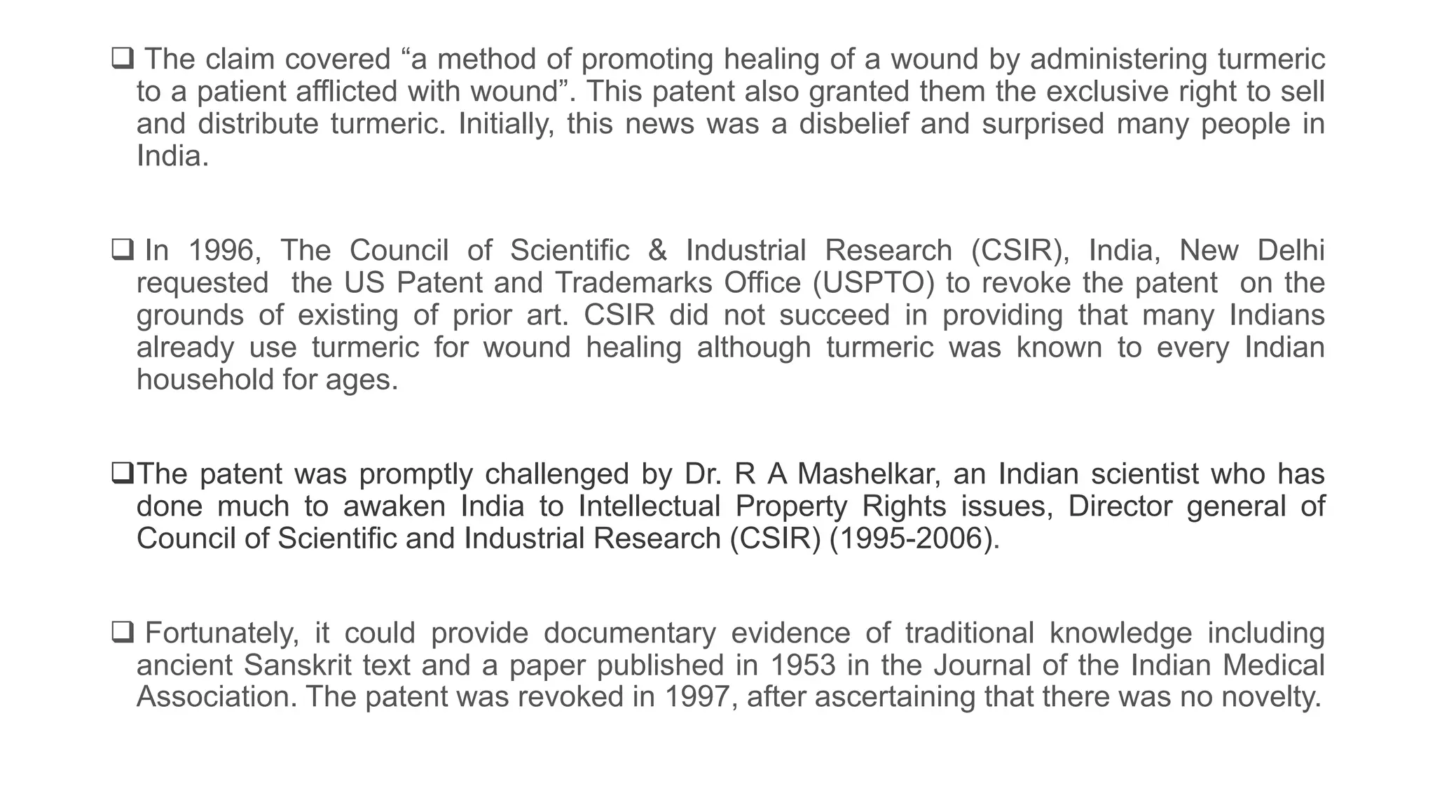 Case study on Neem, Turmeric and Basmati rice | PPTX
