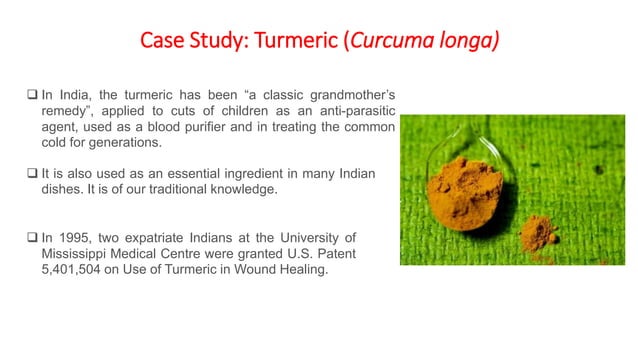 Case study on Neem, Turmeric and Basmati rice | PPTX
