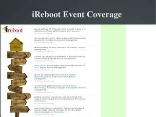 Social Media Case Study : iReboot | PPT