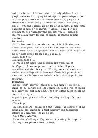 Case StudyIsabelle and her husband Victor lived together for 53 | DOCX